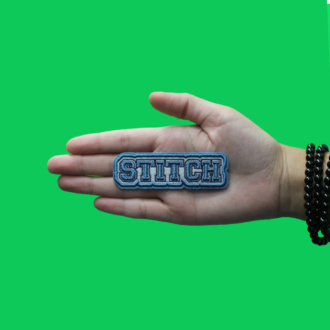 Stitch Script Name Patch Experiment Doubledip Embroidered Iron On ...