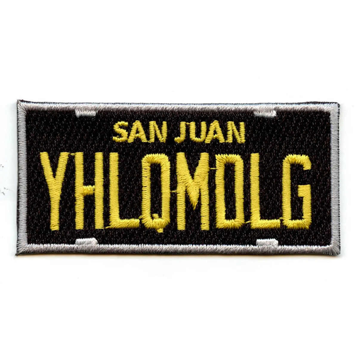 San Juan Reggaeton Patch Latino License Plate Embroidered Iron On ...