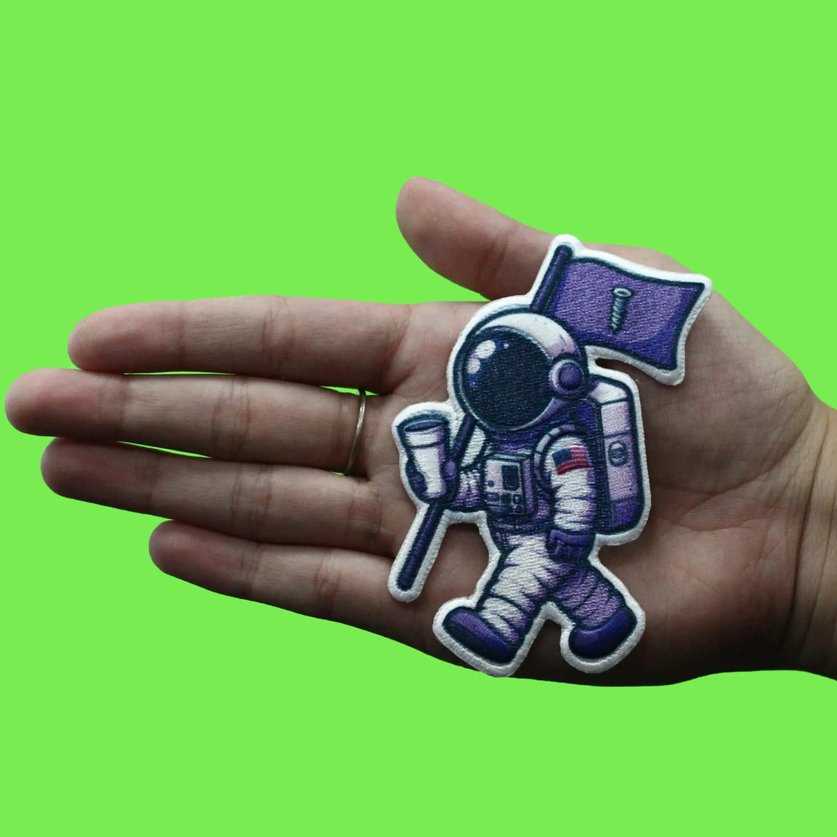 Screwston Houston Astronaut Patch Full Body Suit Sublimated Embroidere ...