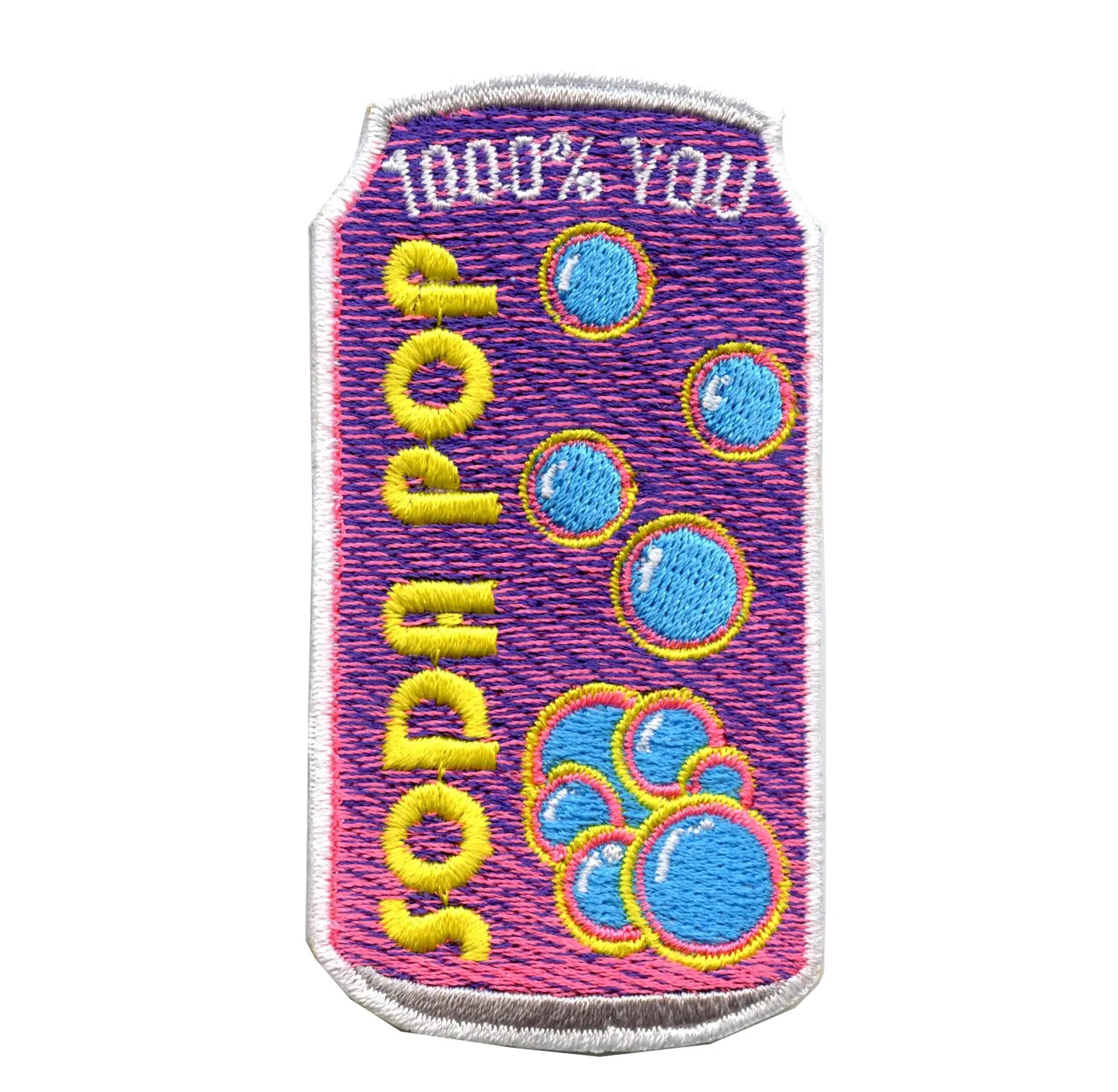 Soda Pop 100% You Patch Animated Cartoon Singers Embroidered Iron On ...