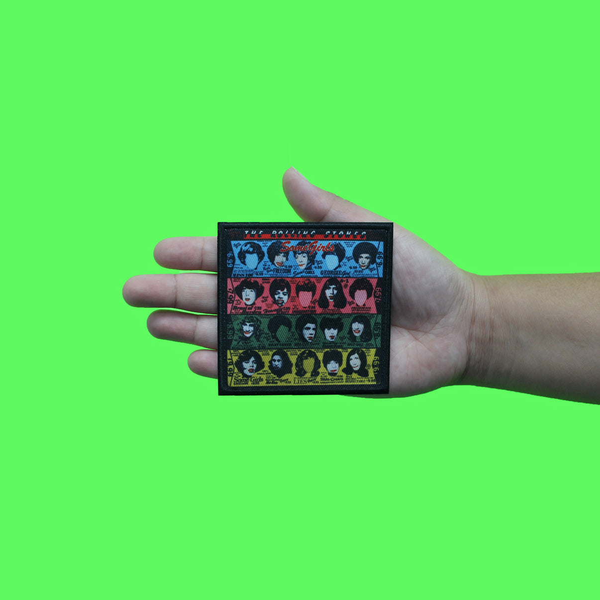 Some Girls Album Cover Patch Rolling Stones Classic Sublimated Iron On ...