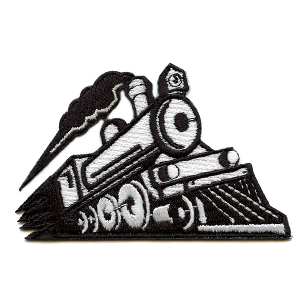 Steam Train Patch Railway Locomotive Embroidered Iron On – Patch Collection