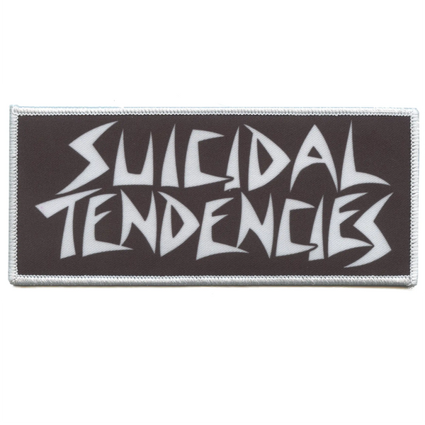 Suicidal Tendencies Logo Patch Rectangle Box Script Band Embroidered I ...