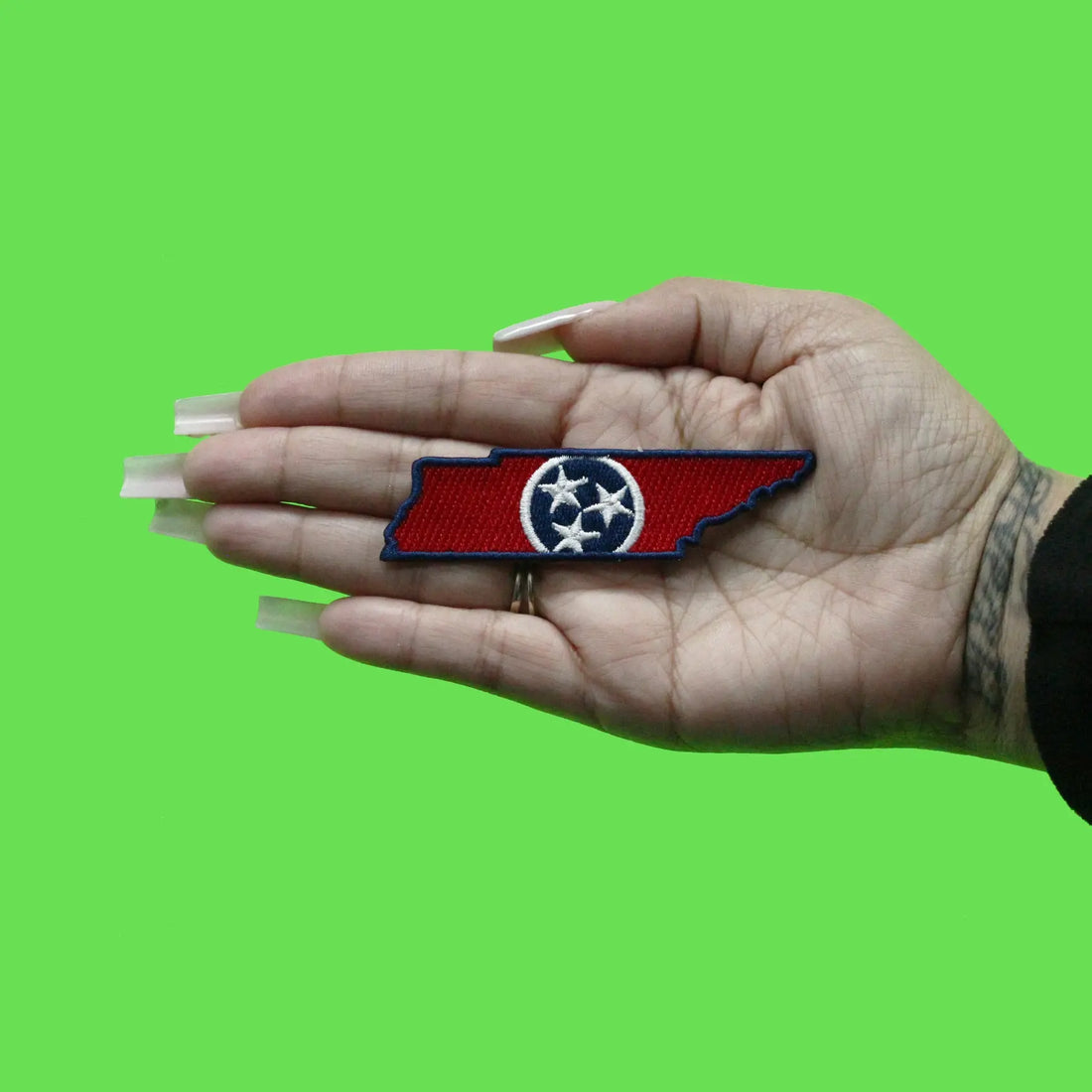 Tennessee State Flag Patch Travel Souvenir Map Embroider Iron On ...