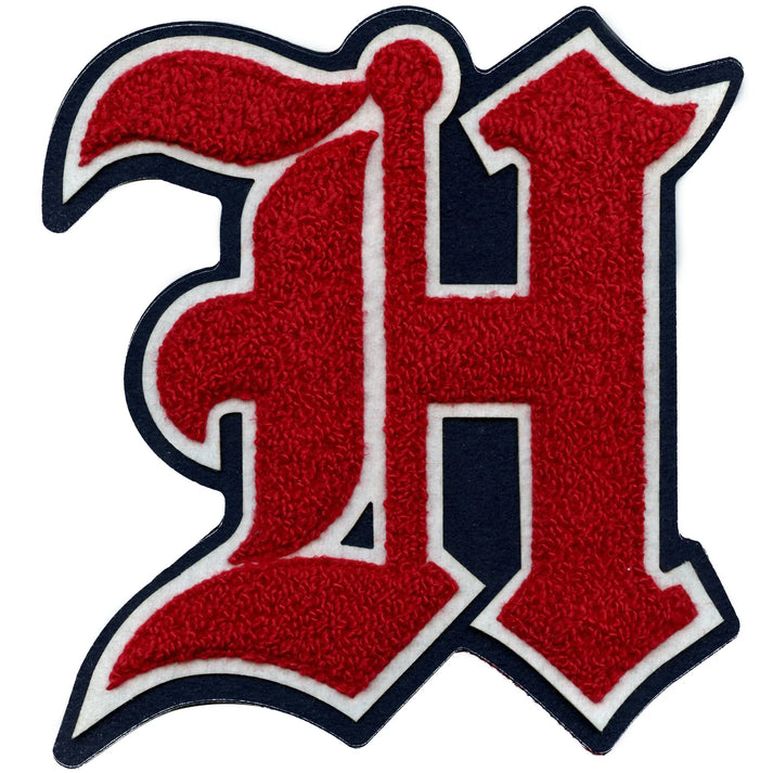 Texas Old English Letter H Patch Houston Varsity Jacket Chenille Iron ...