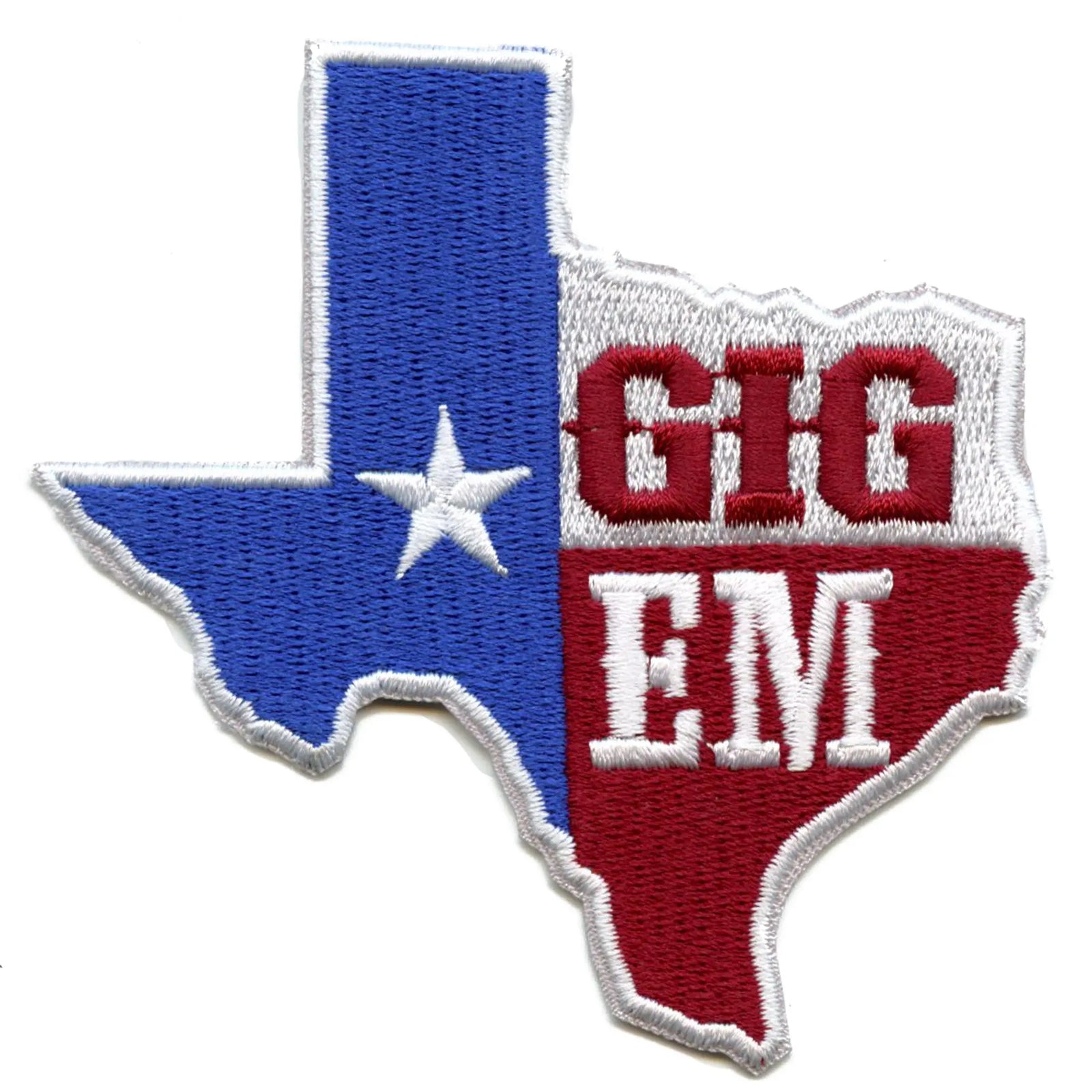 Texas State Gig Em Embroidered Iron On Patch – Patch Collection