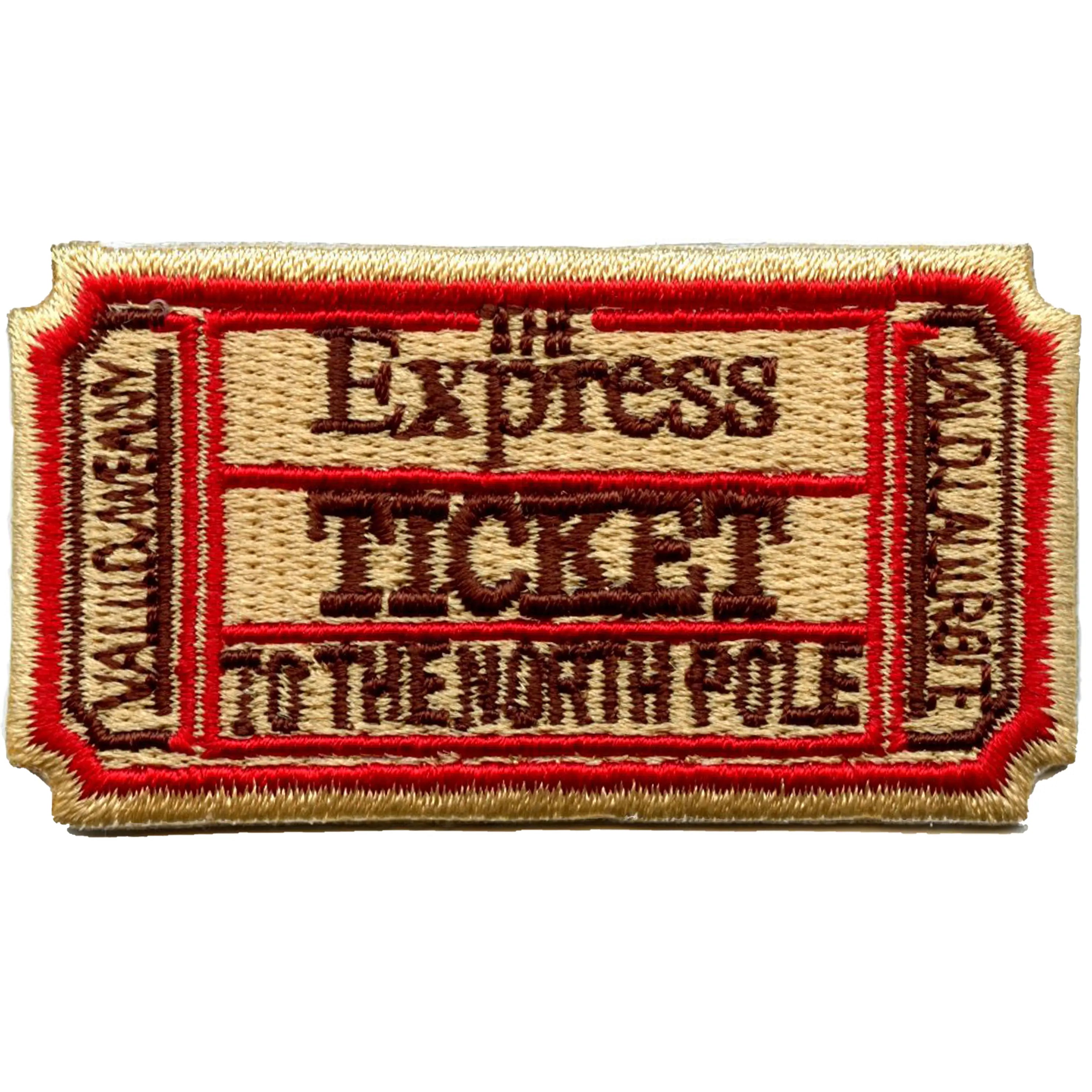 The Express Ticket Patch Iconic Christmas Movie Embroidered Iron On ...