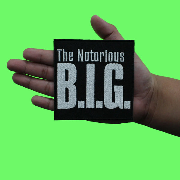 The Notorious B.I.G Patch East Coast Rapper Woven Iron On – Patch ...