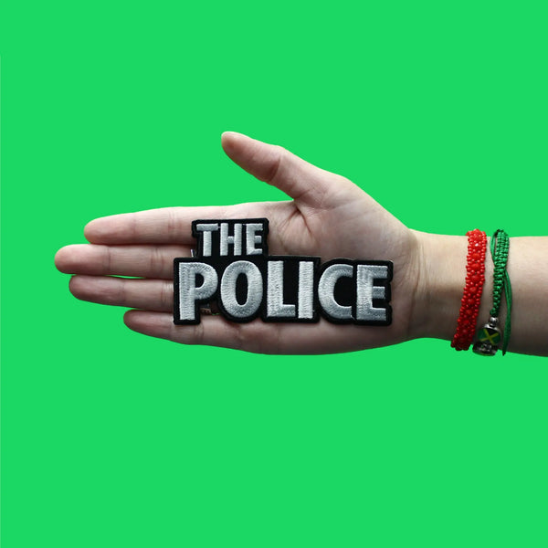 The Police Logo Patch Classic English Rock Embroidered – Patch Collection
