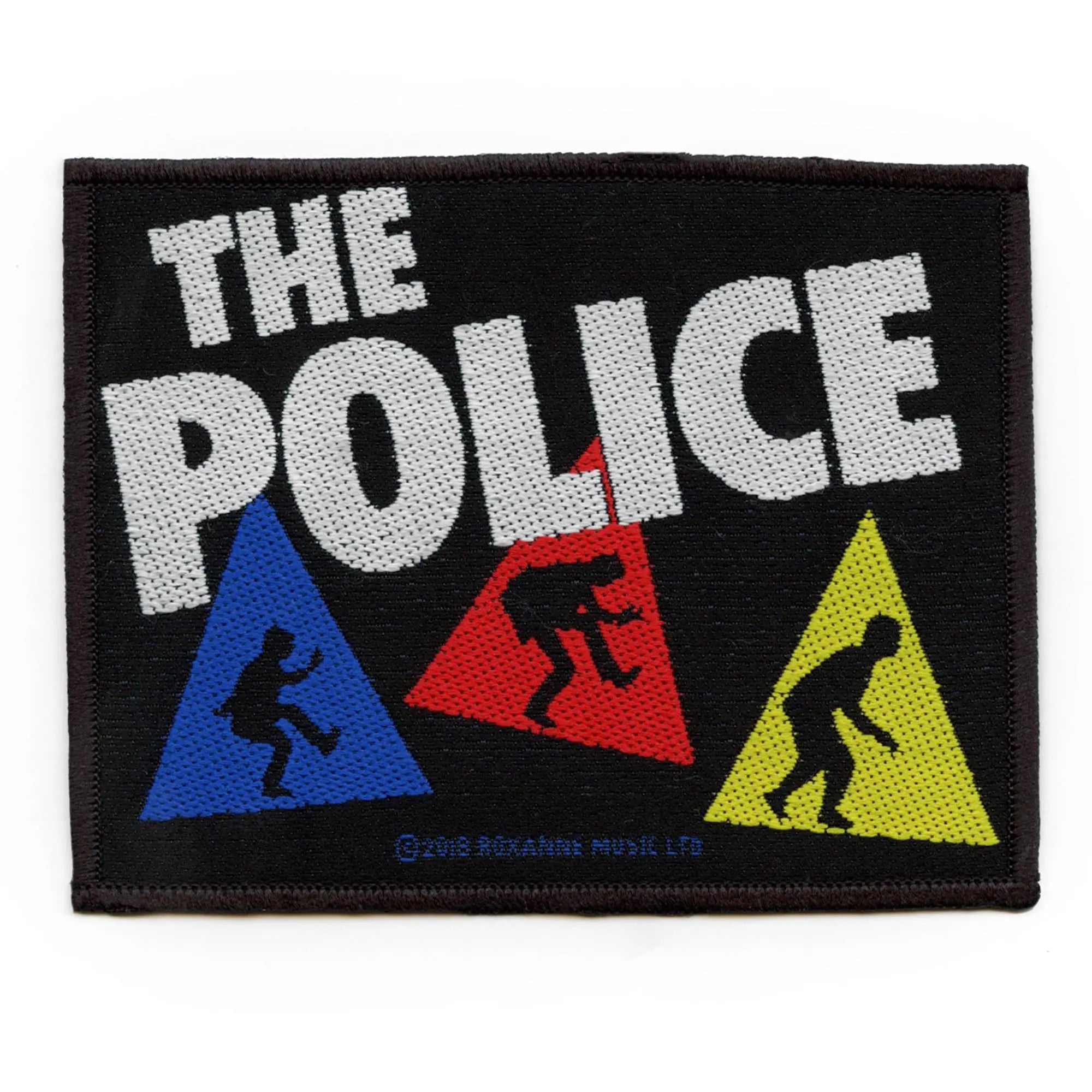 The Police Triangles Patch Classic English Rock Embroidered Iron On ...