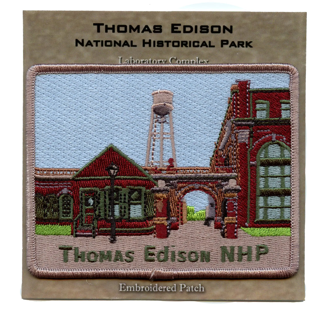 Thomas Edison Residence Patch National Historic Park Embroidered Iron ...