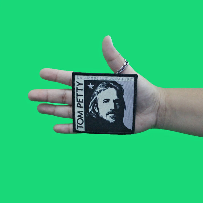 Tom Petty American Treasure Poster Patch Classic Album Cover Embroider ...