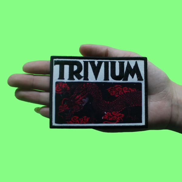 Trivium Rock Band Patch Deadmen & Dragons Silhouette Sublimated Embroi – Patch Collection