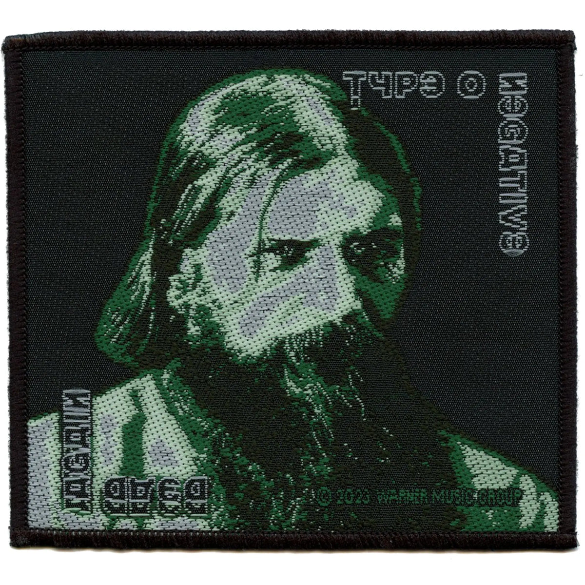 Type O Negative Dead Again Patch Portrait Album Cover Woven Sew On ...