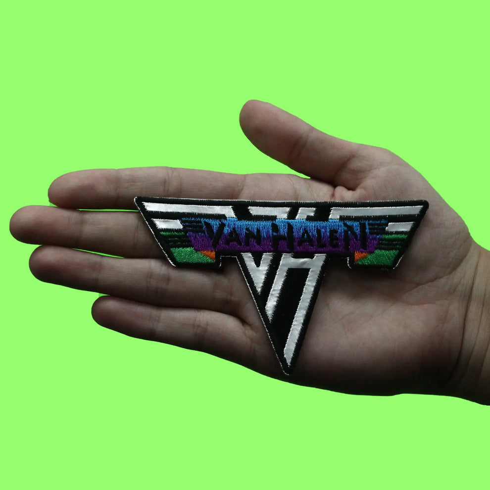 Van Halen Shield Patch California Classic Rock Embroidered Iron On ...