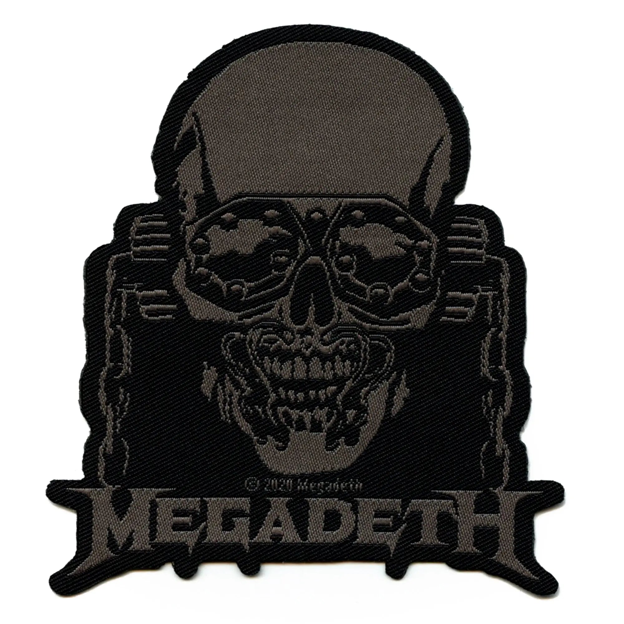 Megadeth Vic Rattlehead Cut Out Patch Heavy Metal Band Woven Iron On ...