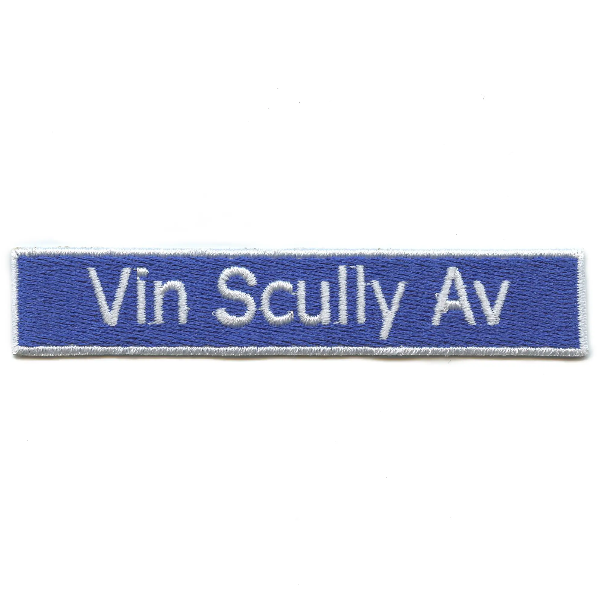 Vin Scully Avenue Patch Street Sign Los Angeles Team Embroidered Iron ...