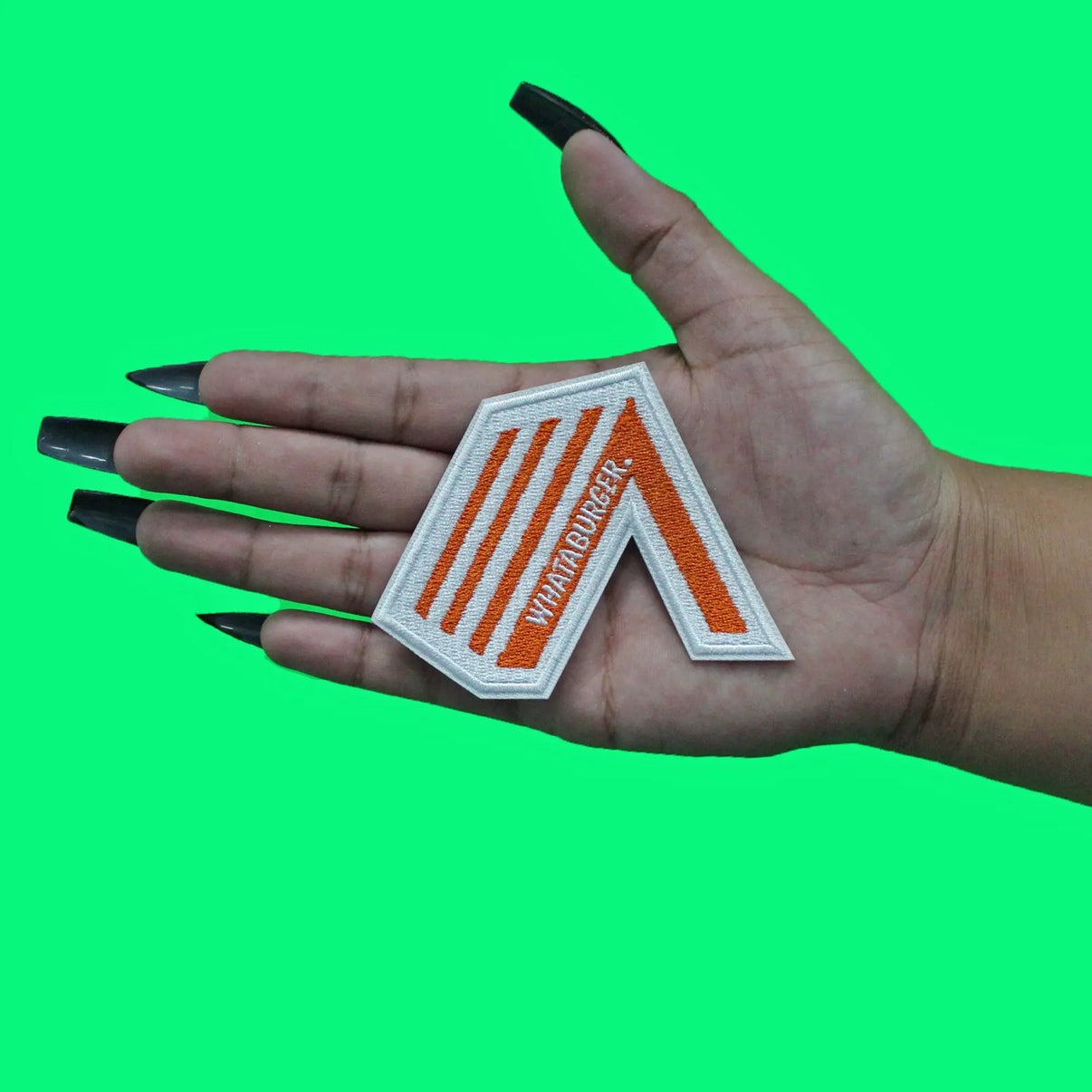 Whataburger Stripped Tent Logo Patch Fast Food Chain Embroidered Iron ...