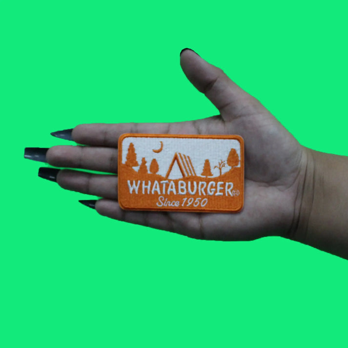 Whataburger Established Since 1950 Patch Fast Food Chain Embroidered I ...