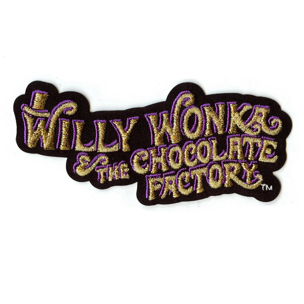 Willy Wonka & The Chocolate Factory Patch Wonka Movie Logo Embroidered ...