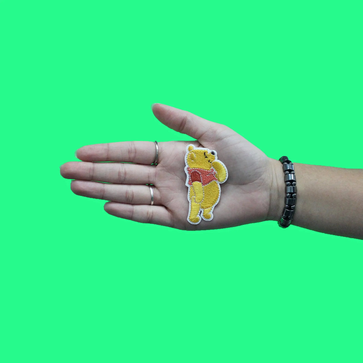 Disney The Winnie Pooh Bear Patch Cartoon Looking Up Embroidered Iron ...