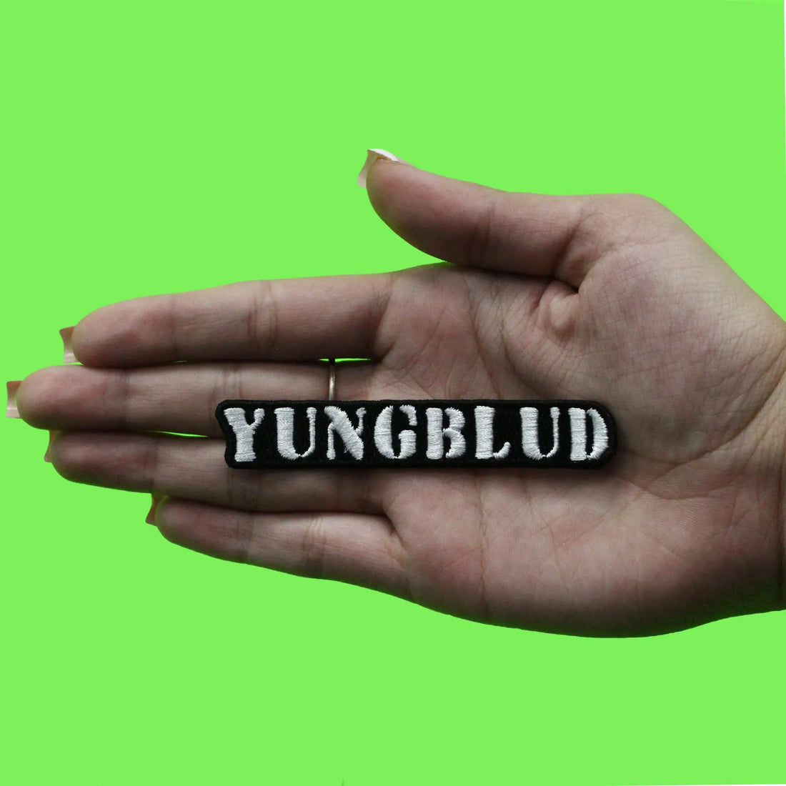 Yungblud Stencil Logo Patch Pop Punk England Embroidered Iron On ...