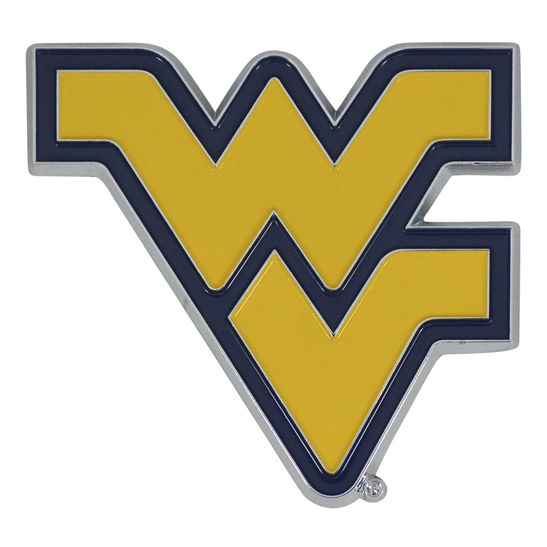 West Virginia Mountaineers Solid Metal Color Emblem – Patch Collection