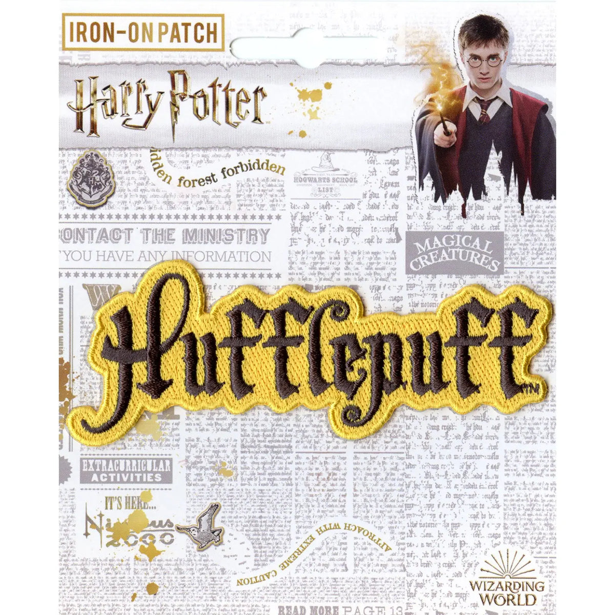 Harry Potter Hufflepuff Embroidered Iron-on Patch – Patch Collection