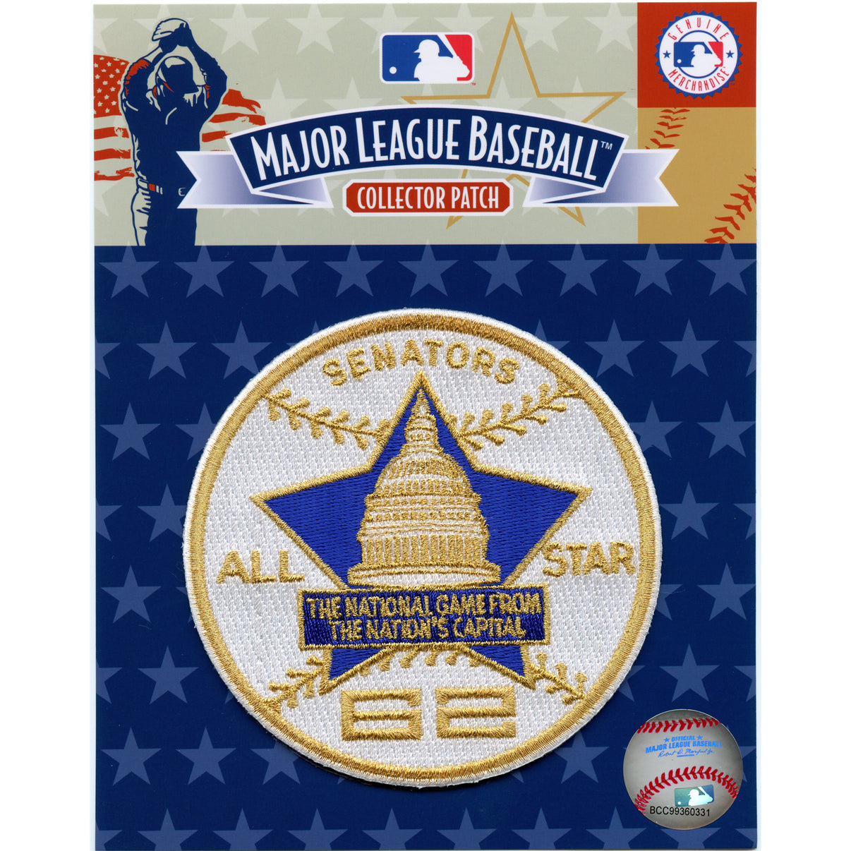 1962 MLB All Star Game Patch Washington Senators – Patch Collection