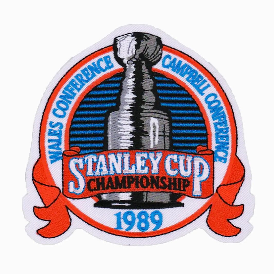 1989 NHL Stanley Cup Final Championship Jersey Patch Calgary Flames vs ...