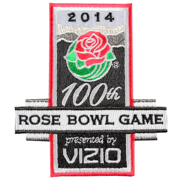 2014 Vizio Rose Bowl Game in Pasadena Jersey Patch 100th Anniversary ...