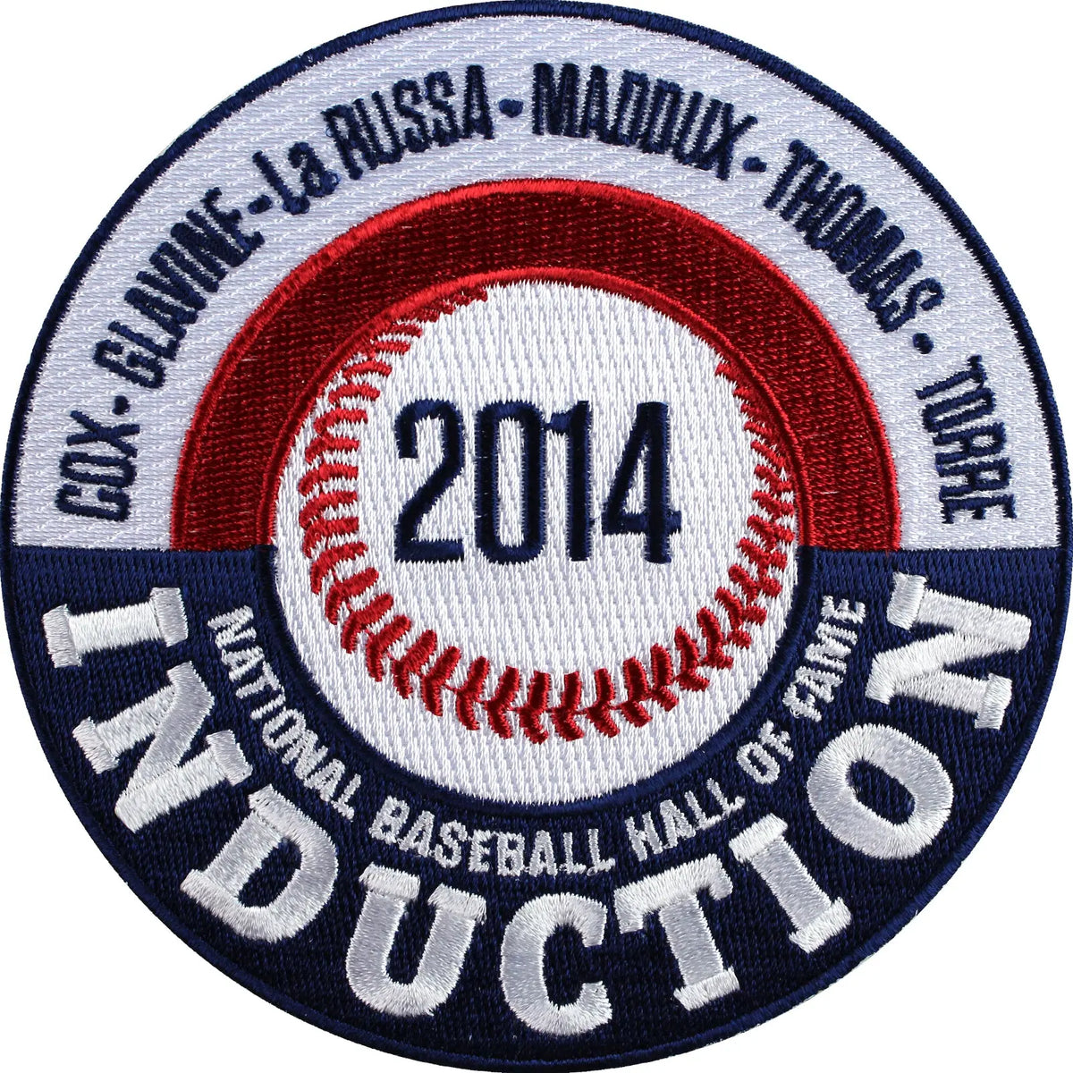 2014 National Baseball Hall Of Fame Induction Patch (Cox Glavine Maddux ...