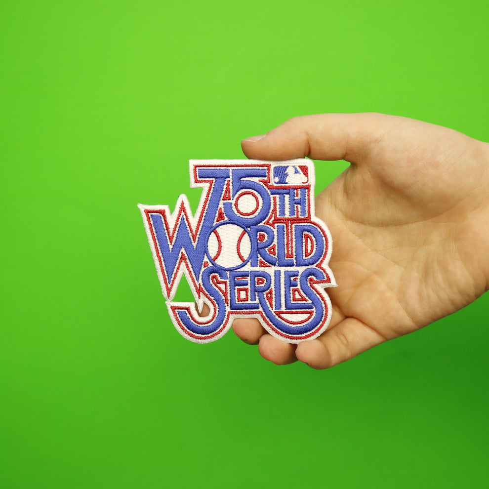 1978 '75th' MLB World Series Logo Jersey Patch Los Angeles Dodgers vs ...