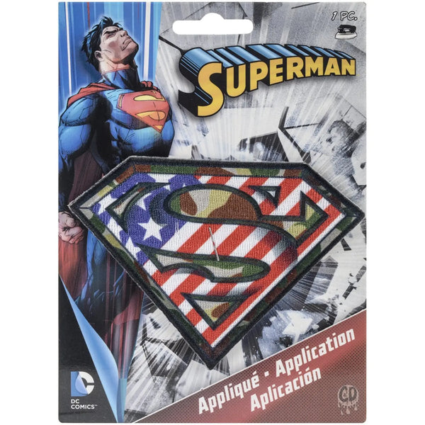 DC Comics Superman Logo iron on Applique Patch (Camouflage) – Patch ...
