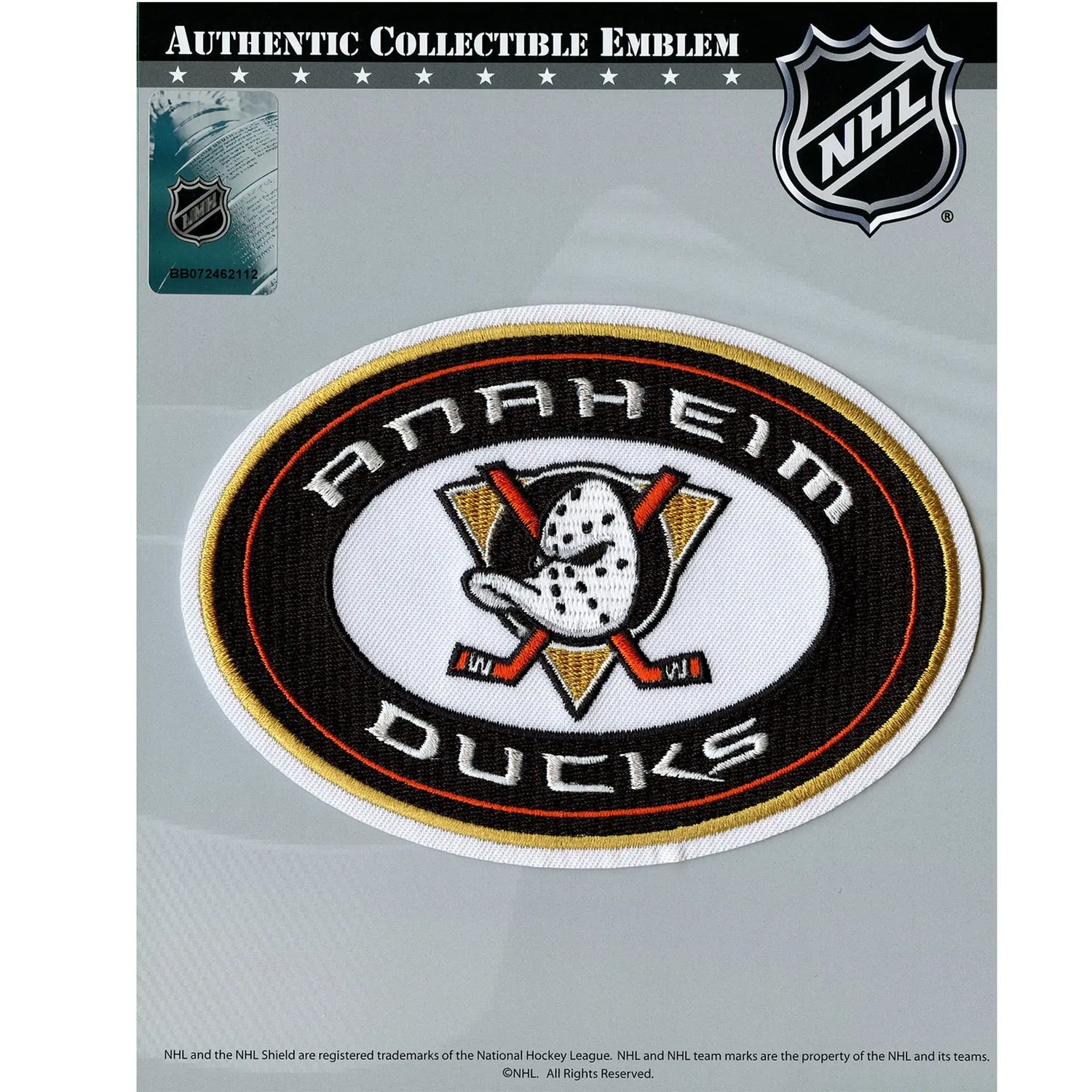 Anaheim Ducks Alternate Oval Patch – Patch Collection