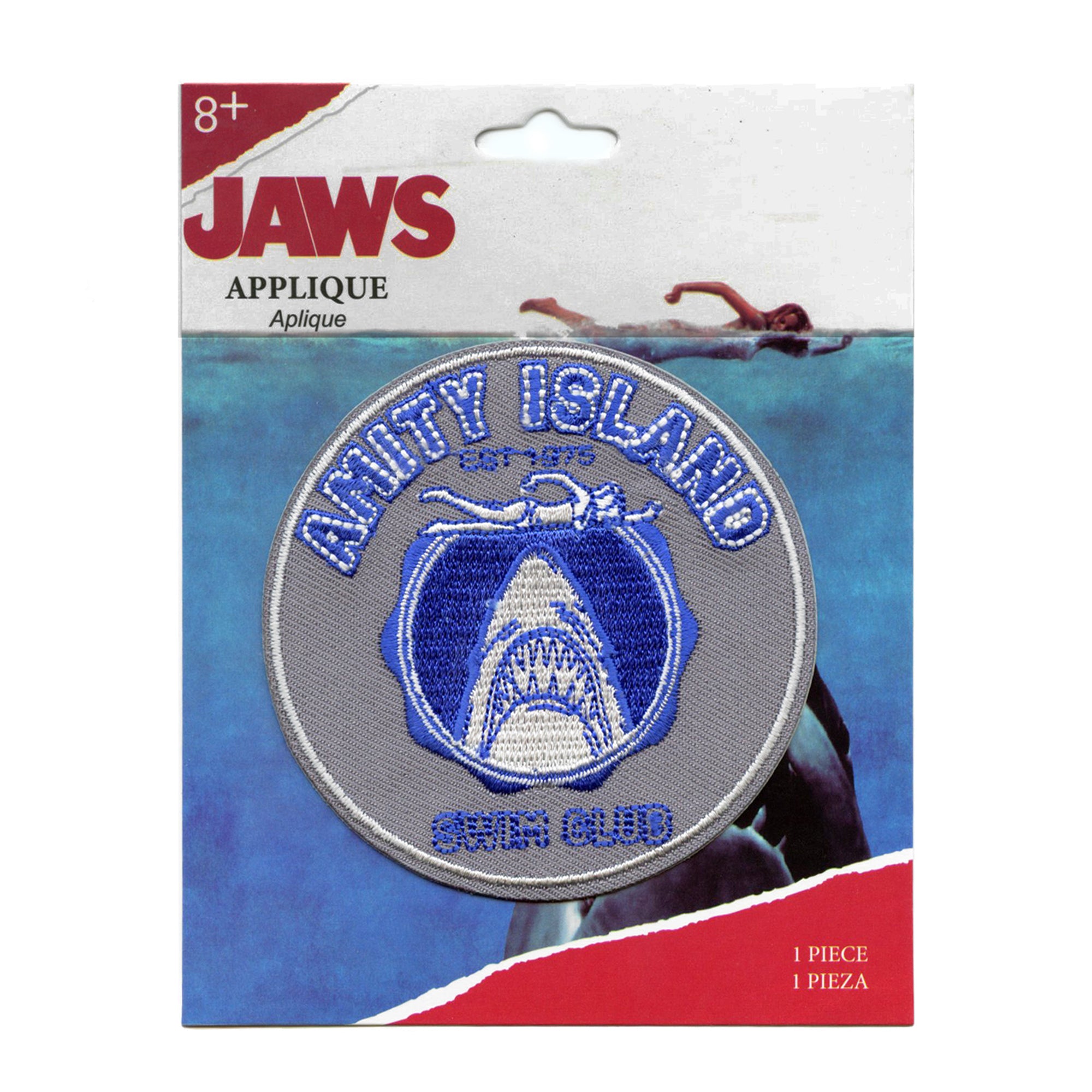 Amity Island Jaws Shark Patch Marine Animals Embroidered Iron On ...