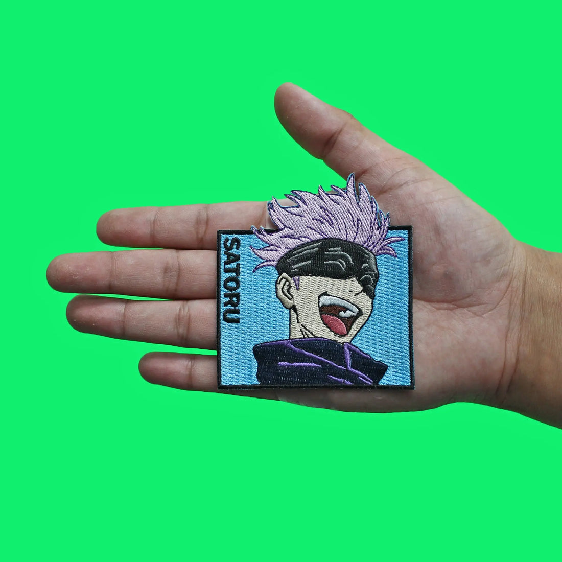 Jujutsu Kaisen Satoru Patch High School Blindfold Embroidered Iron On ...