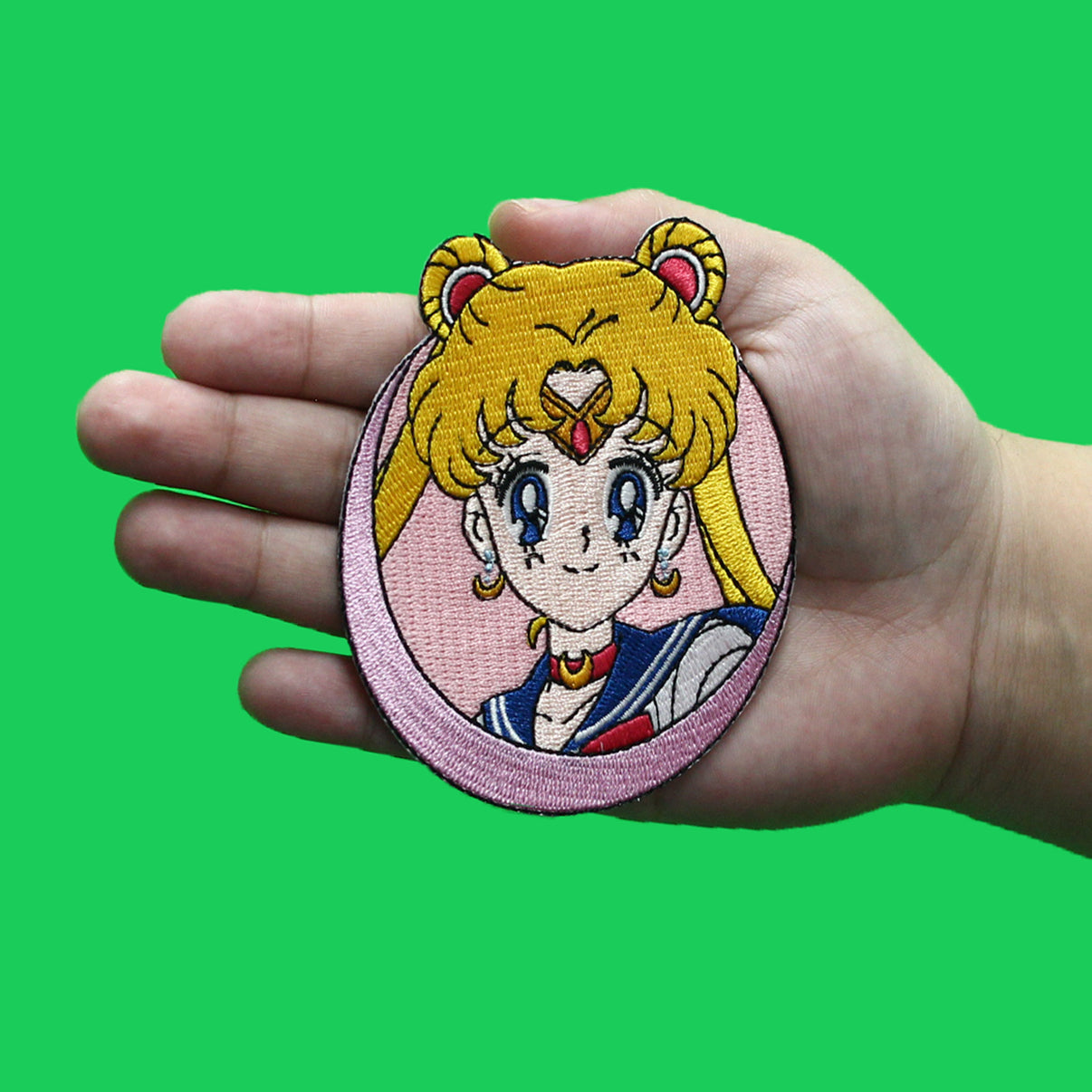 Sailor Moon Usagi Smiling Patch Magic Girl Scout Embroidered Iron On – Patch Collection