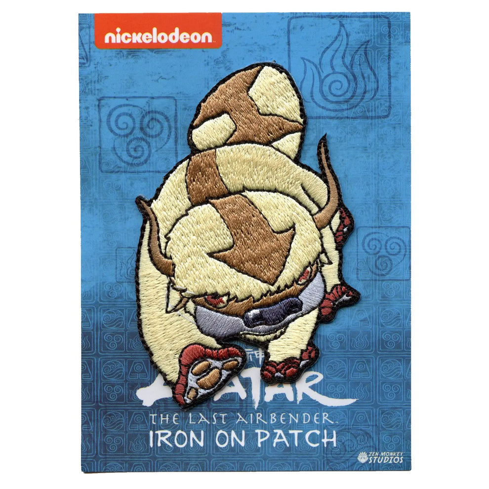 Avatar: The Last Airbender Appa Embroidered Iron On Patch – Patch Collection