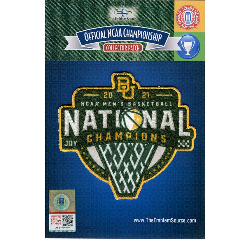 Baylor Bears 2021 Men's Basketball Champions – Patch Collection