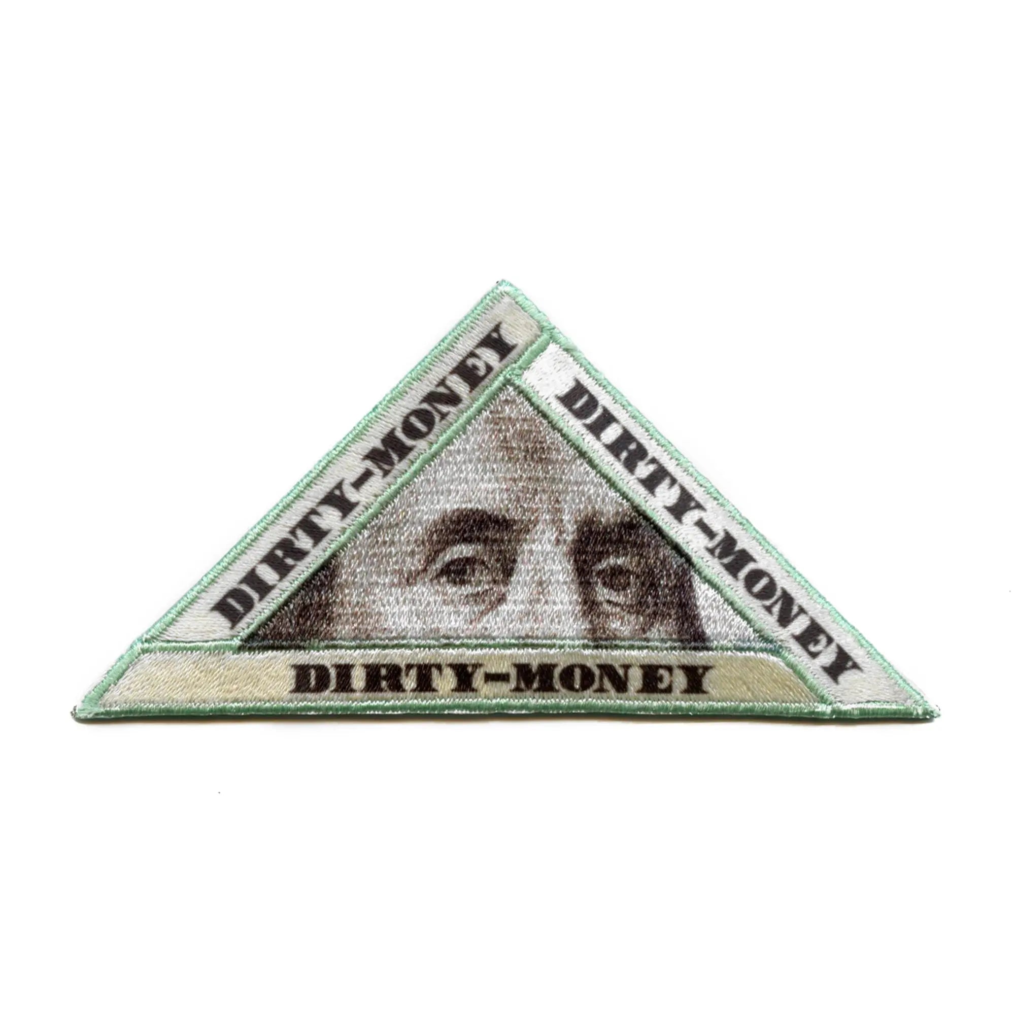 Benjamin Franklin Dirty Money Patch Hip Hop Culture Embroidered Iron On ...