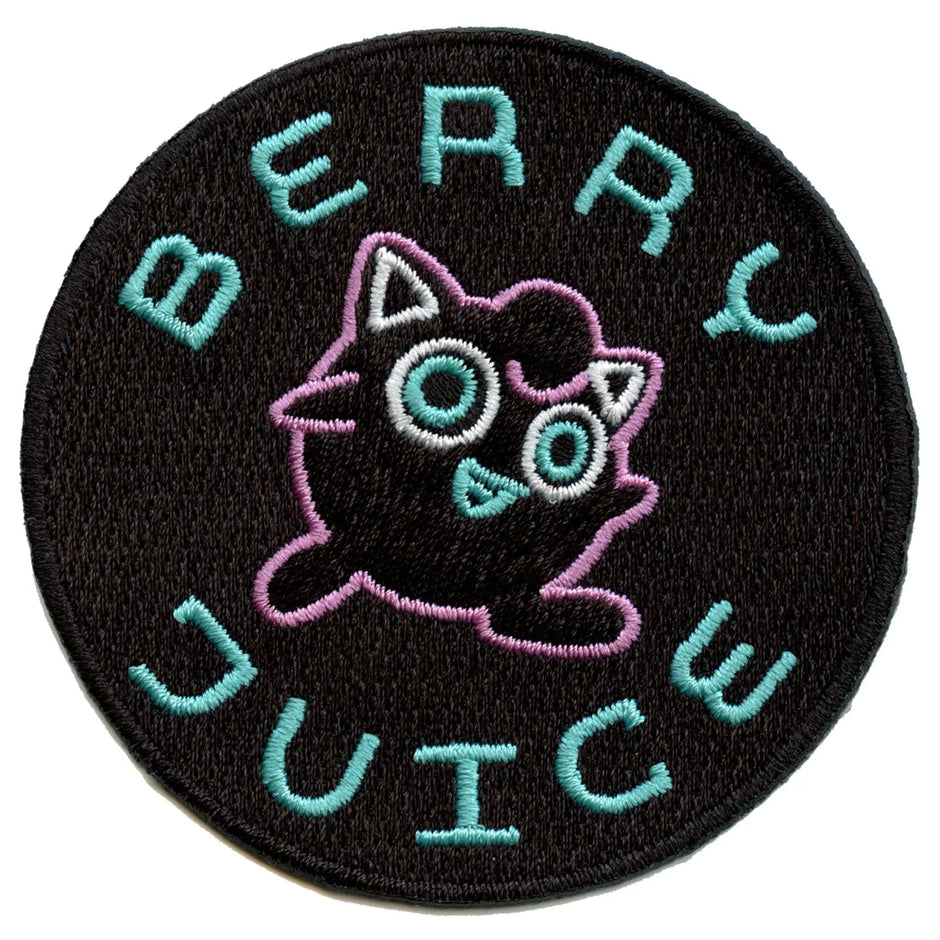 Pokemon Movie Jigglypuff Berry Juice Embroidered Iron On Patch – Patch ...