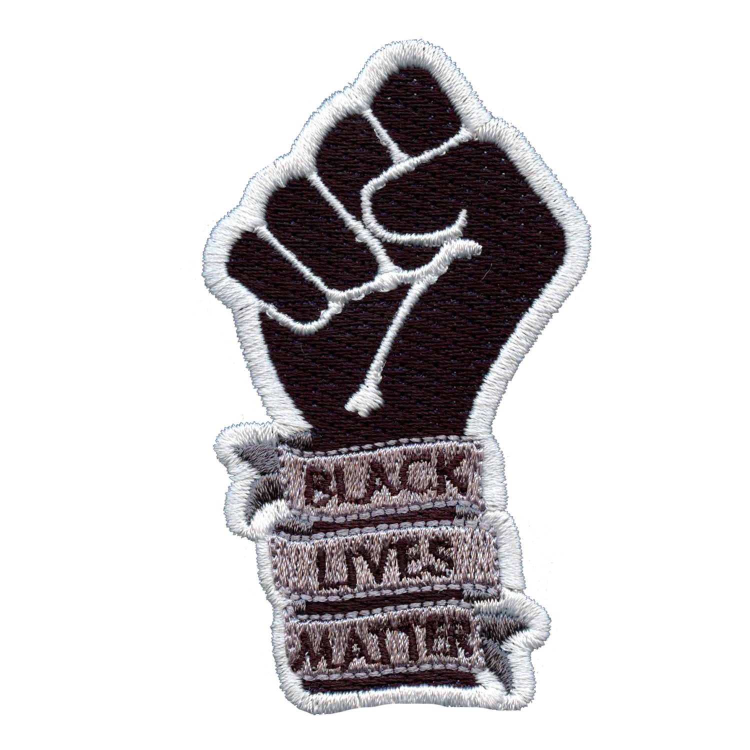 Black Lives Matter Movement Fist Embroidered Iron On Patch – Patch ...