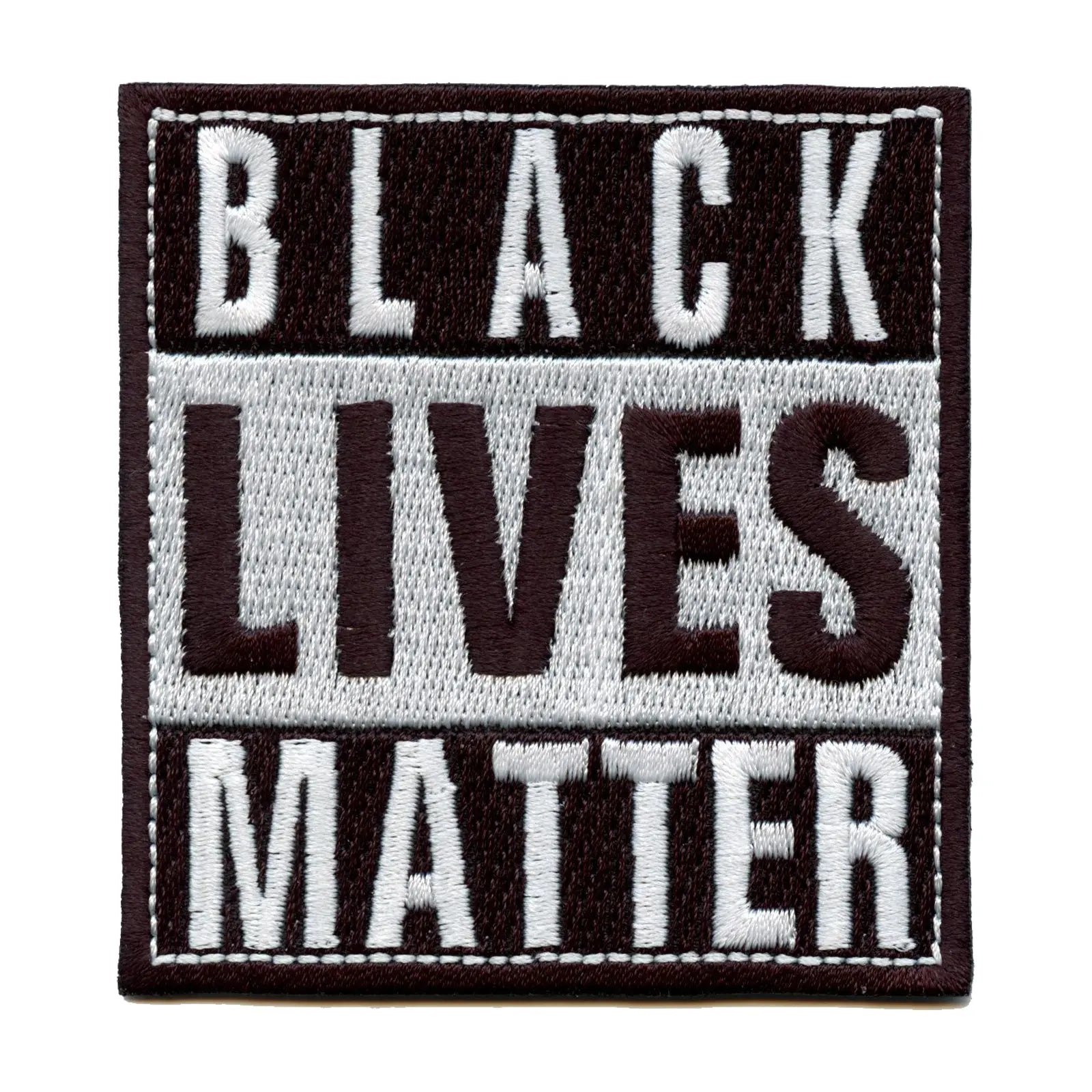 Black Lives Matter Box Logo Embroidered Iron On Patch – Patch Collection