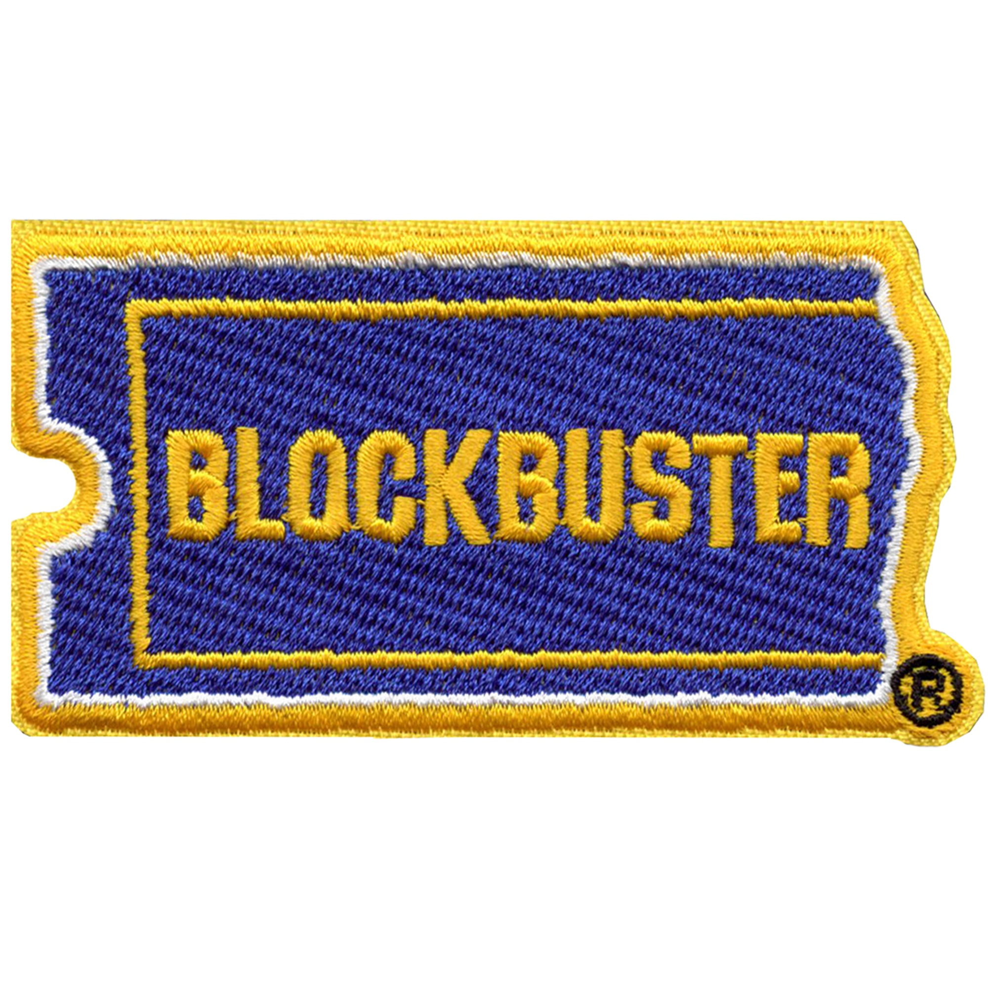 Blockbuster Iconic Ticket Logo Patch Video Rental – Patch Collection