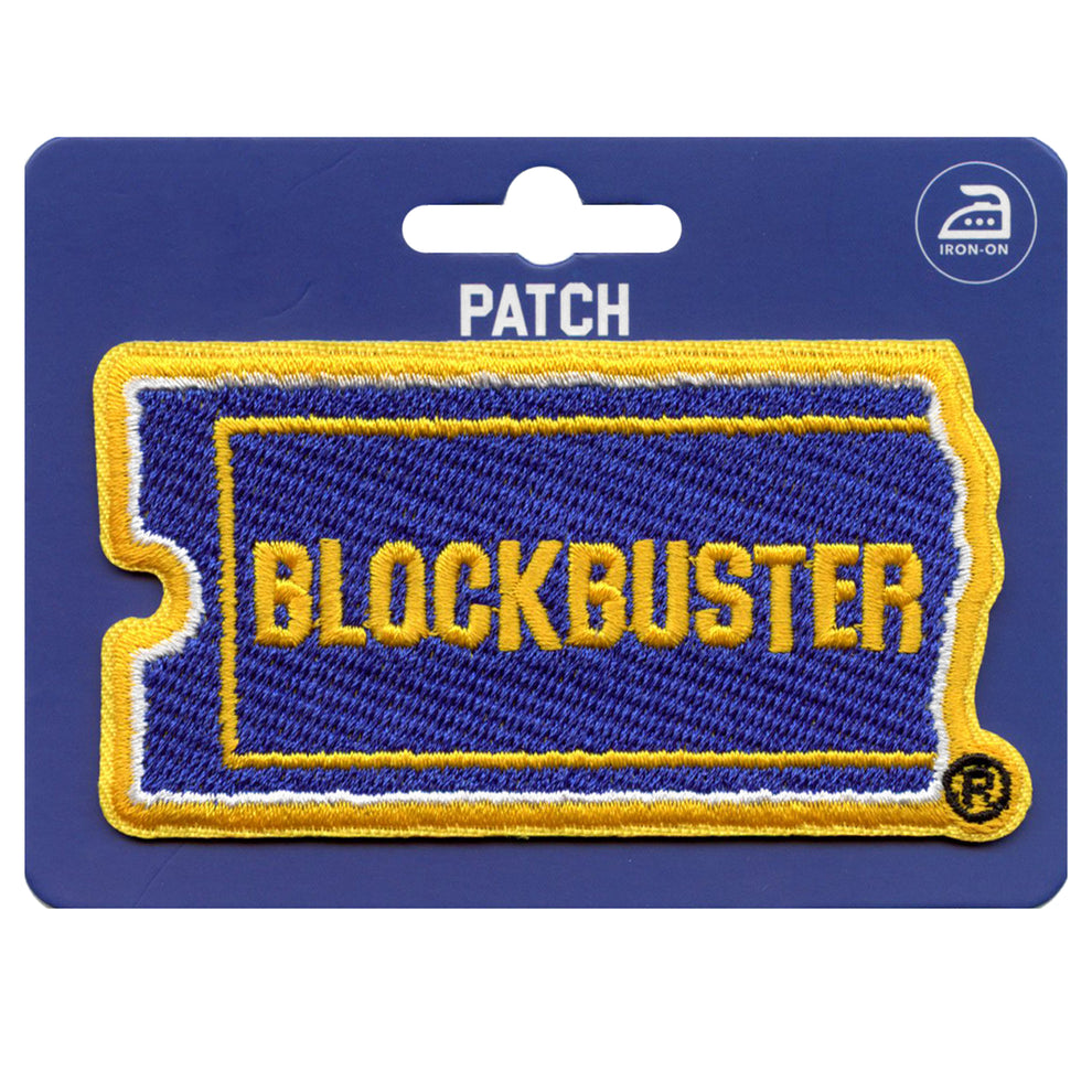 Blockbuster Iconic Ticket Logo Patch Video Rental – Patch Collection