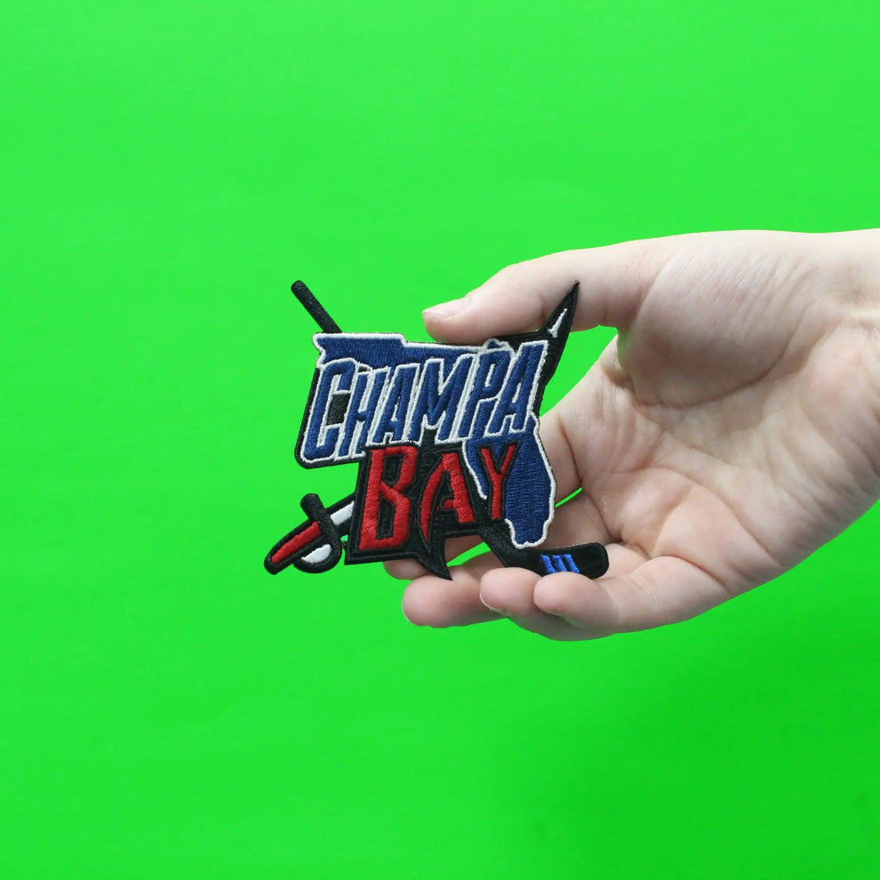Tampa Champa Bay Florida Logo Football Hockey Embroidered Iron on Patch ...