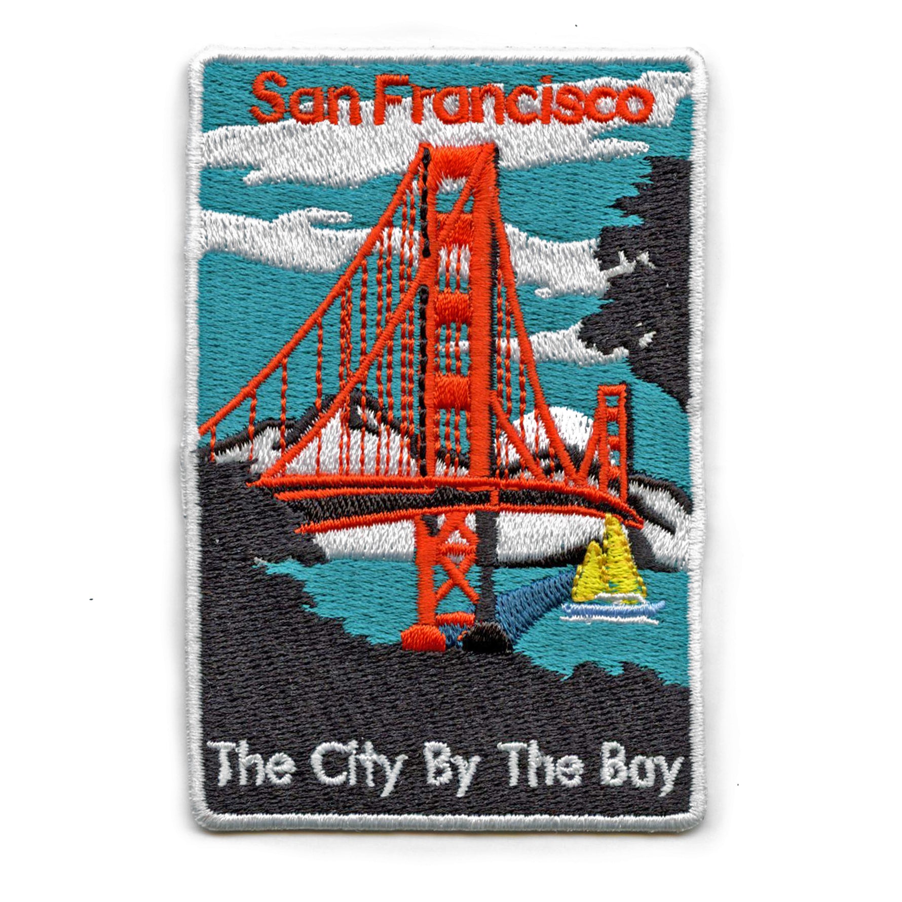 Golden Gate Bridge California Patch San Francisco Bay Embroidered Iron ...