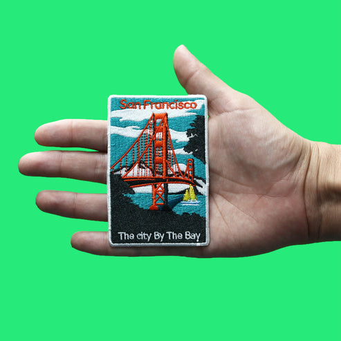 Golden Gate Bridge California Patch San Francisco Bay Embroidered Iron ...
