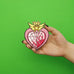 Sailor Moon Anime Chibi Moon Compact Heart Embroidered Iron On Patch ...